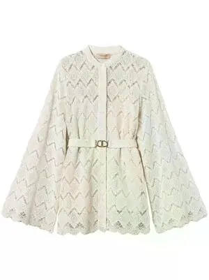 TWINSET Macramé Lace Shirt