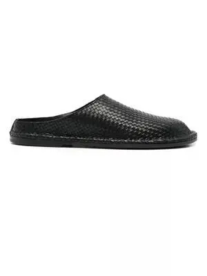 BUTTERO® Woven Leather Slippers