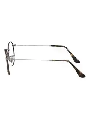 Ray-ban Round-frame Glasses - Black