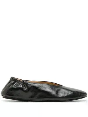 Marsèll Strassico Leather Ballet Flats - Black