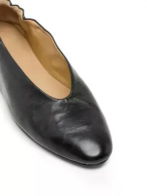 Marsèll Strassico Leather Ballet Flats - Black