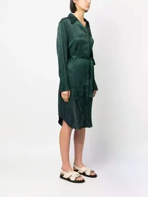 HOLZWEILER Metallic-sheen Shirt Dress