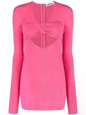 AMBUSH Cut-out Detailing Dress - Pink