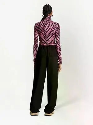 Proenza Schouler White Label Drawstring Straight-leg Trousers