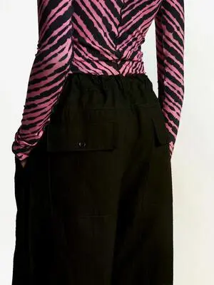Proenza Schouler White Label Drawstring Straight-leg Trousers