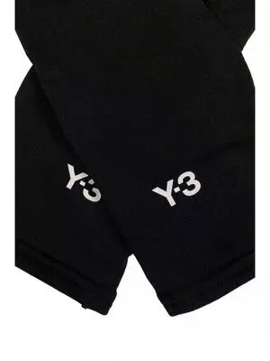 Y3 Logo Print Gloves