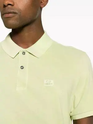 C.P. COMPANY Logo-patch Piqué Polo Shirt