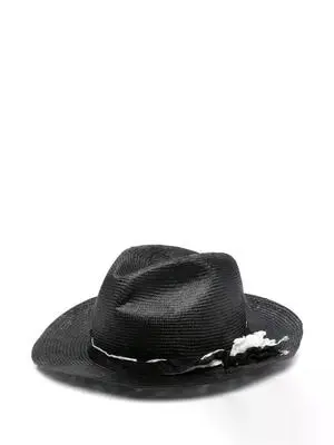 Yohji Yamamoto Grosgrain Ribbon Trim Fedora