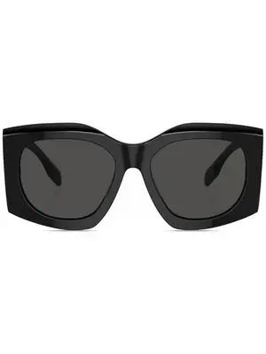 Burberry Madeline Logo-print Sunglasses - Black