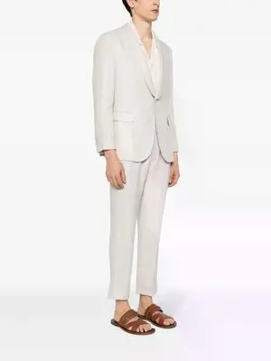 Boglioli Single-breasted Linen Suit