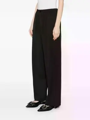 B+AB Tailored Wide-leg Trousers With Elasticated Waistband
