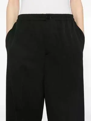 B+AB Tailored Wide-leg Trousers With Elasticated Waistband