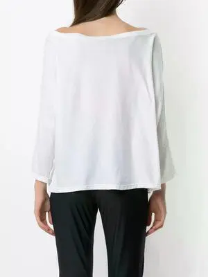 AMIR SLAMA Boat Neck Blouse