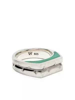Stephen Webster Thorn Addiction Malachite Ring - Silver
