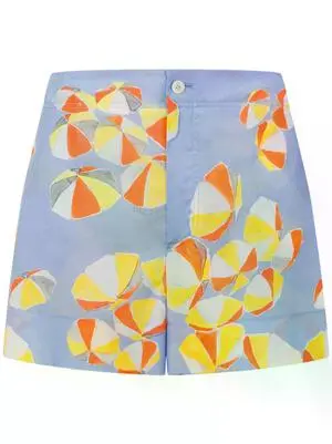 Moschino Printed Shorts - Blue