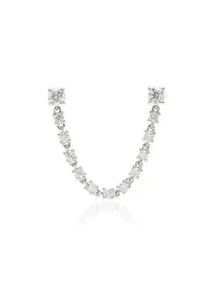 ANITA KO 18kt White Gold Diamond Single Earring - Silver