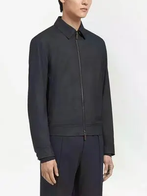 Zegna Leggerissimo Zipped-up Shirt Jacket