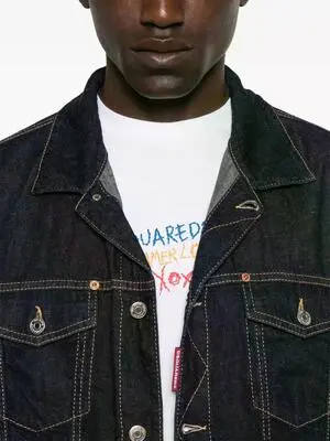 Dsquared2 Drawstring Denim Jacket