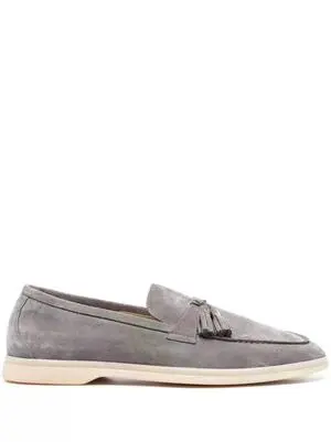 SCAROSSO Leandro Tassel-detail Suede Loafers