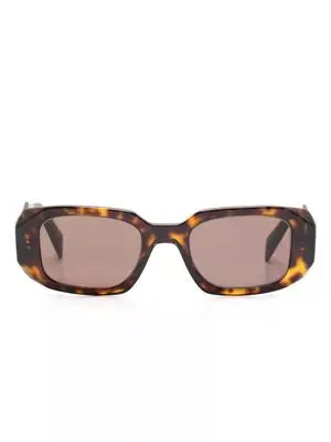 Prada Square-frame Sunglasses - Brown