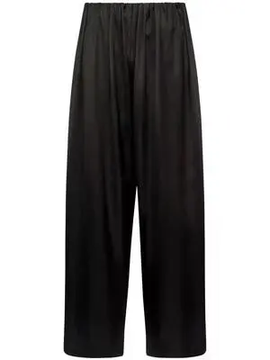 MAISON MARGIELA Pleated High-waist Trousers - Black
