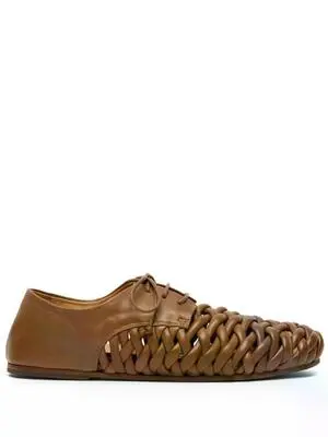 Marsèll Steccoblocco Interwoven Leather Derby Shoes