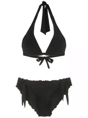 AMIR SLAMA Triangle Two-piece Bikini - Black