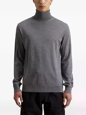 Woolrich Virgin Wool Roll Neck Sweater - Grey