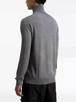 Woolrich Virgin Wool Roll Neck Sweater - Grey