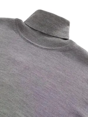Woolrich Virgin Wool Roll Neck Sweater - Grey
