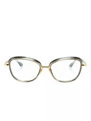 Dita Litavu Square-frame Glasses - Black