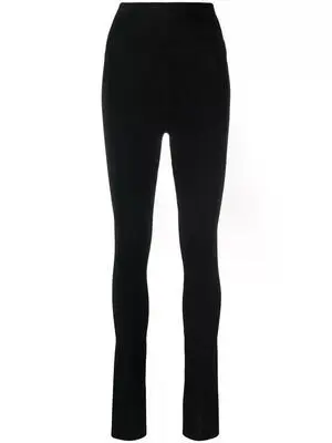 Victoria Beckham High-waisted Slit-detail Trousers