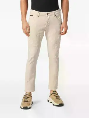 Philipp Plein Logo-patch Jeans