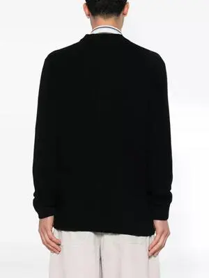 Maison Kitsuné Bold Fox Head-patch Cardigan - Black