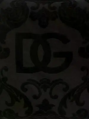 Dolce & Gabbana Small Flocked-logo Cushion