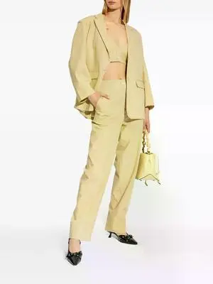 GANNI Knot-detail Cropped Top