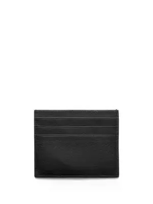 Prada Logo-stamp Leather Card Holder