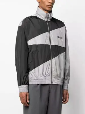 Kenzo Two-tone Logo-print Lightweight Jacket