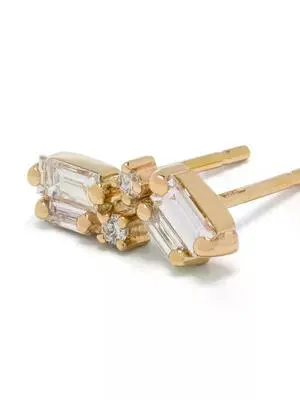 SUZANNE KALAN 18kt Yellow Bold Burst Diamond Stud Earrings