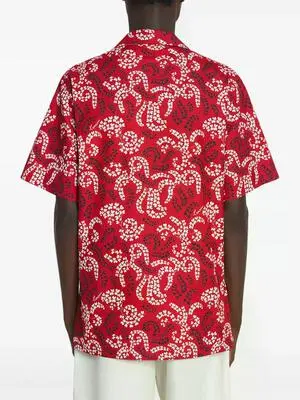 LANVIN Leaf-print Shirt