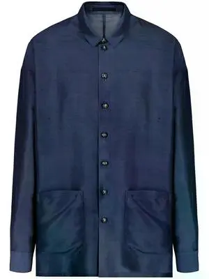 Giorgio Armani Silk Shirt Jacket