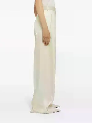JIL SANDER Wide-leg Tailored Trousers - White