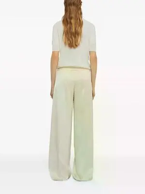 JIL SANDER Wide-leg Tailored Trousers - White