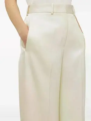 JIL SANDER Wide-leg Tailored Trousers - White