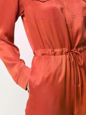 Opening Ceremony Zip-front Long-sleeve Jumpsuit