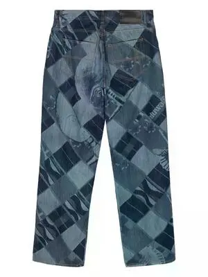 Ahluwalia Low-rise Straight-leg Jeans
