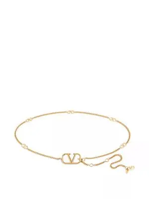 Valentino Garavani Vlogo Signature Chain Belt - Gold