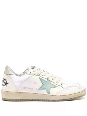 GOLDEN GOOSE Ball Star Leather Sneakers - White