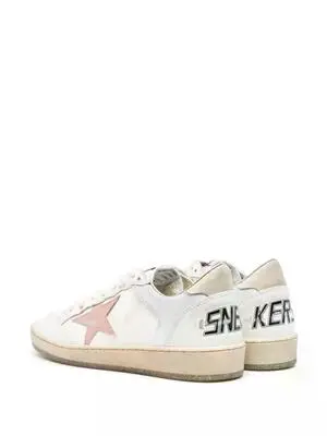 GOLDEN GOOSE Ball Star Leather Sneakers - White