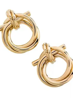 FERRAGAMO Twisted Gancini Earrings